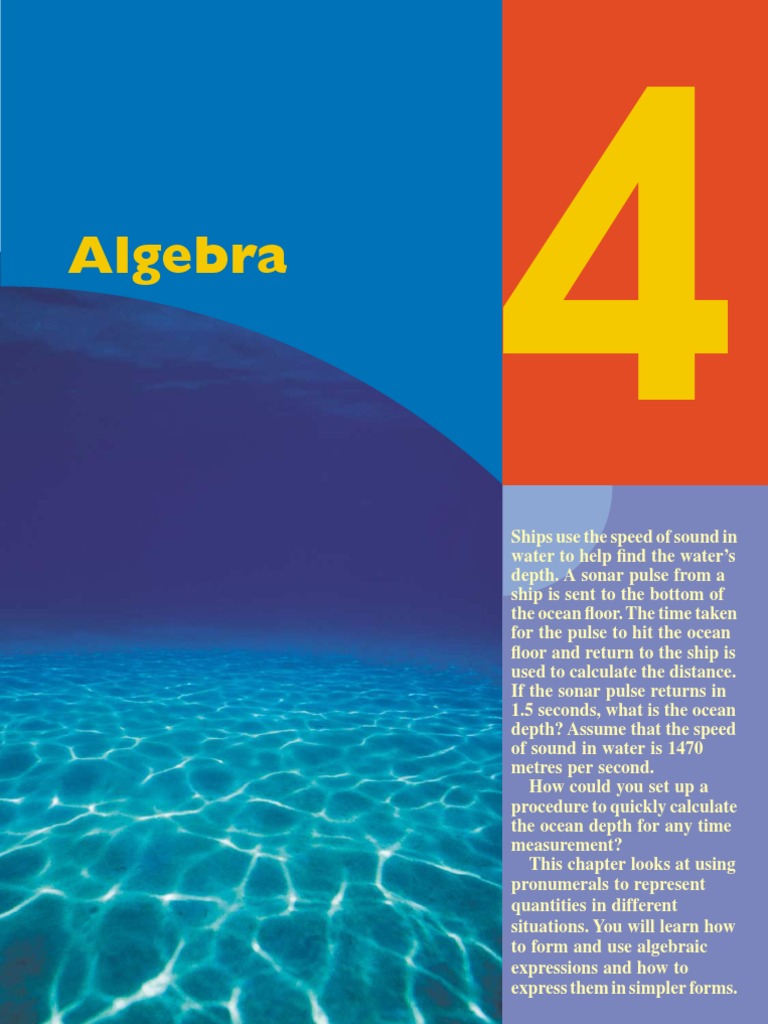 Using Pronumerals and Algebraic Expressions to Model Real-World ...