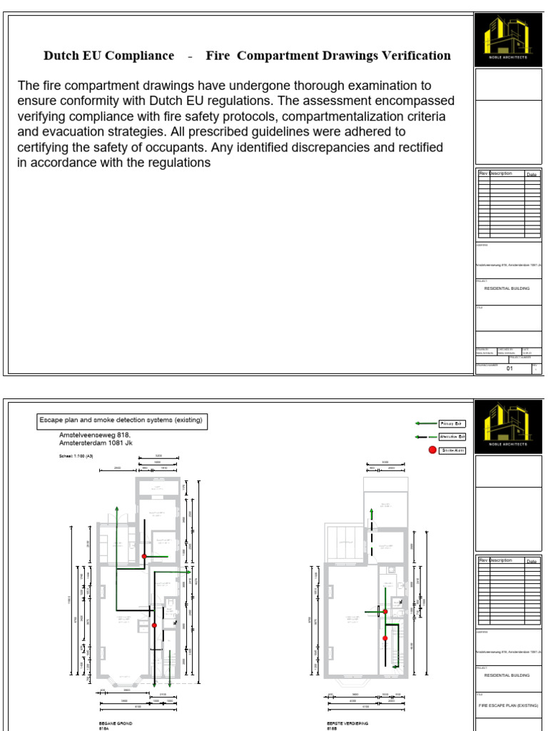 For Reference of Comparments and Doors Only - USE DWG | PDF | Fires ...