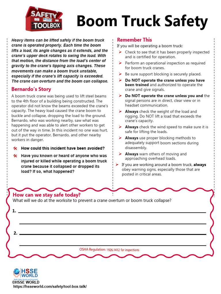 Boom Truck Safety Guidelines | PDF | Crane (Machine) | Transport