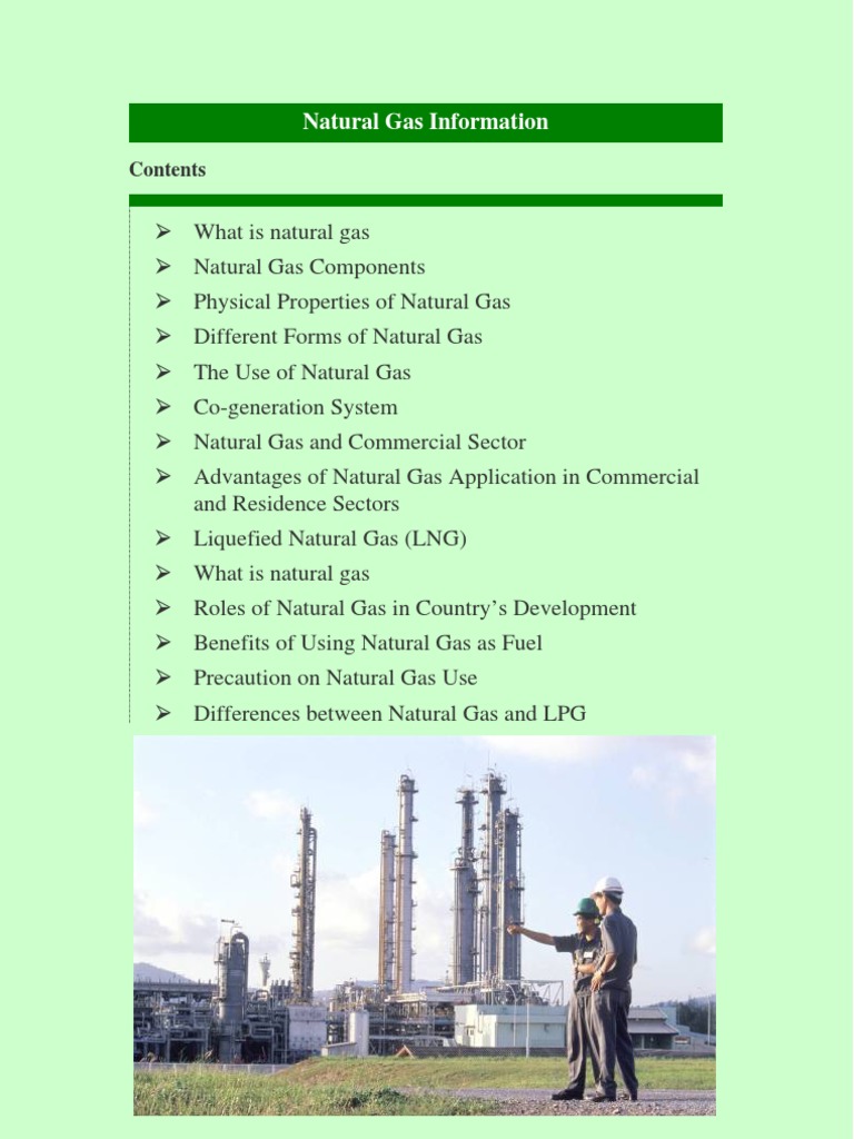 Natural Gas Information | Download Free PDF | Natural Gas | Liquefied ...