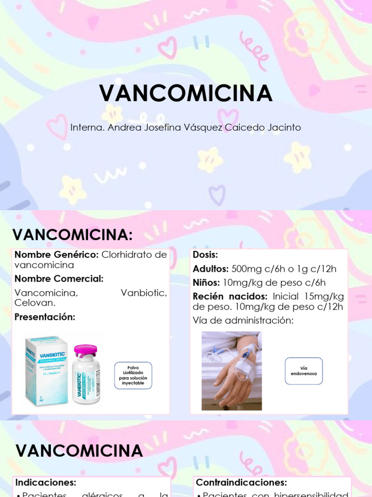VANCOMICINA | PDF