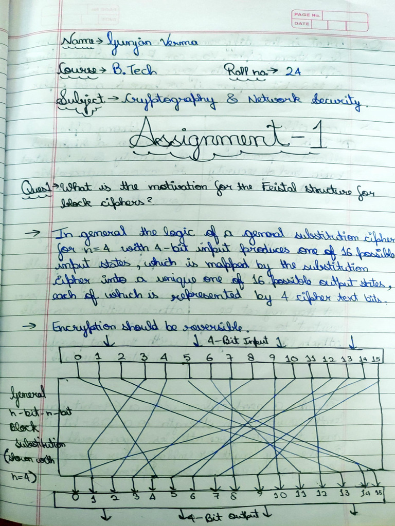 Assign 1 Cryptography | PDF