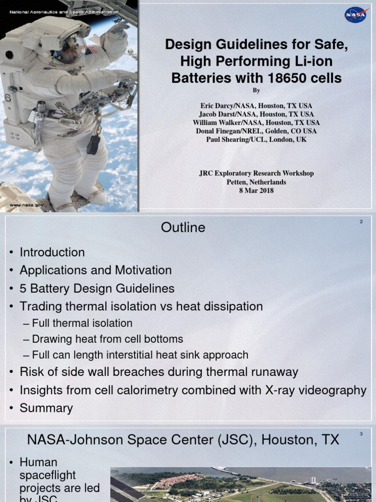 Nasa Battery Summary | PDF | International Space Station | Nasa