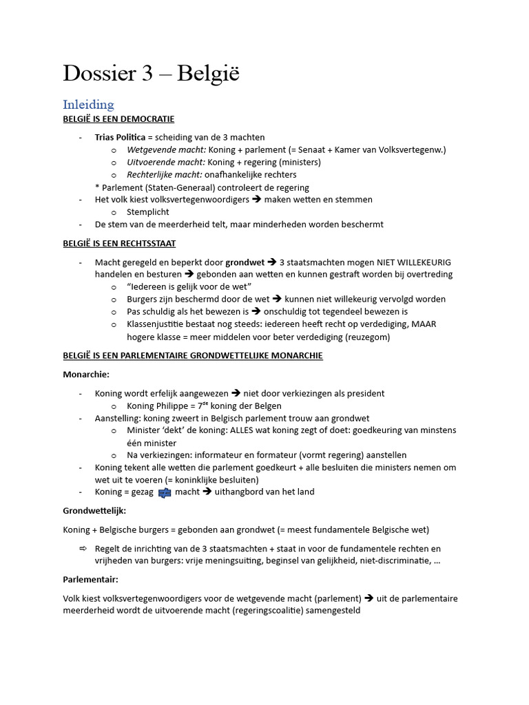 Dossier 3 - België | PDF