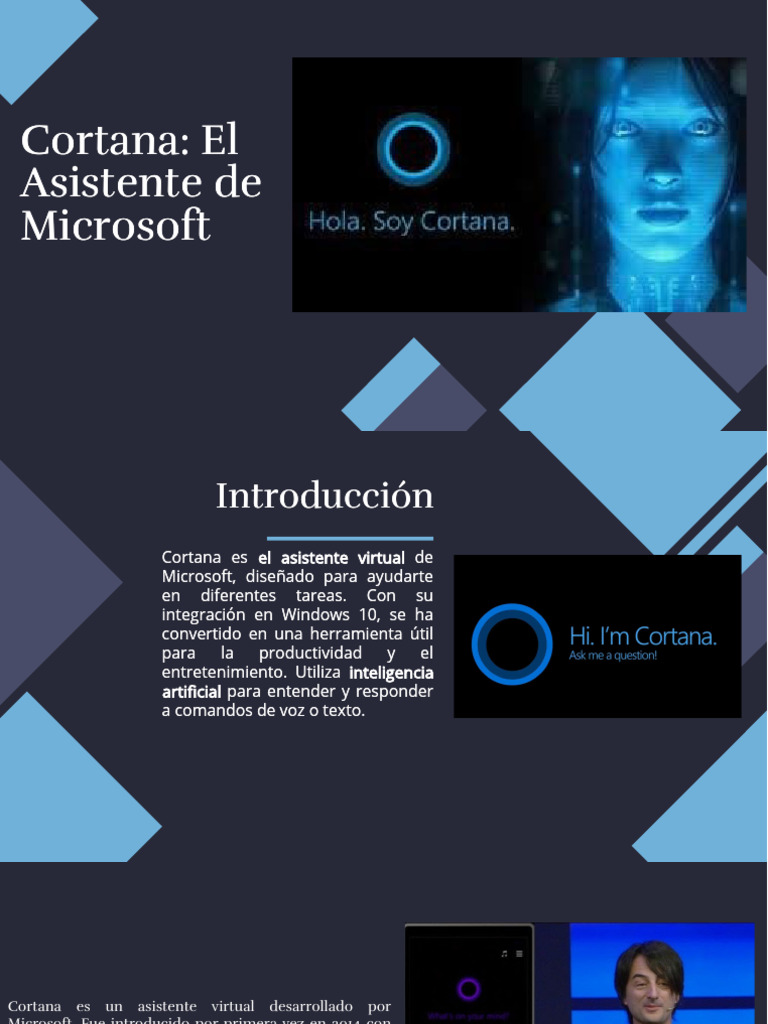 Cortana: El Asistente de Microsoft Cortana: El Asistente de Microsoft | PDF | Informática