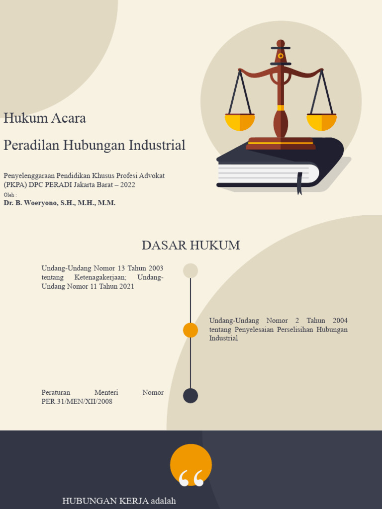 Proses Pengadilan Hubungan Industrial | PDF