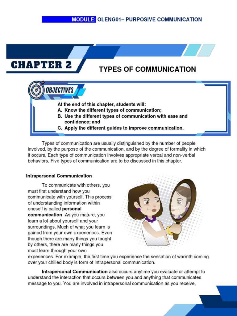 Chapter 2 Types of Communication | PDF | Communication | Interpersonal ...