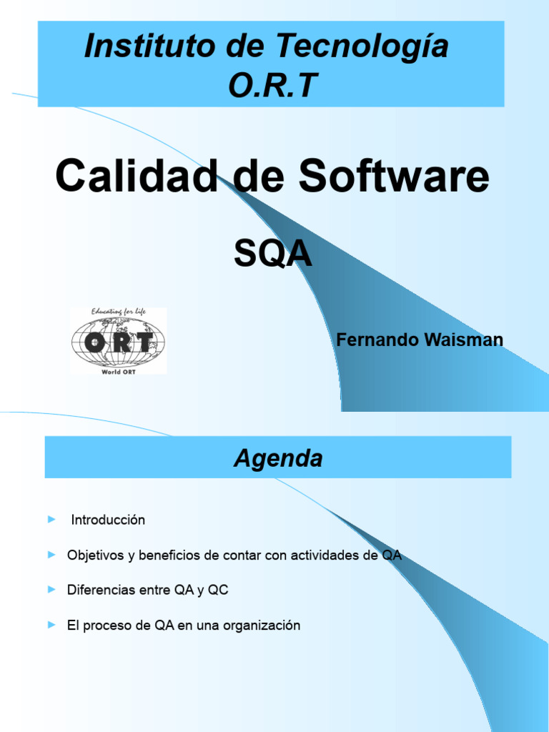 02 - Qa | Descargar gratis PDF | Software | Pruebas de software