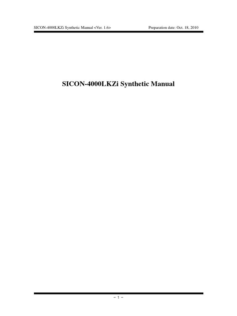SICON-4000LKZi Manual Overview | PDF | Power Inverter | Electrical Wiring