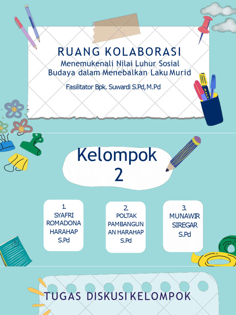 Tugas Ruang Kolaborasi - PPT Modul 1.1 | PDF