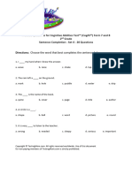 Cogat 2nd Grade Practice Test | PDF