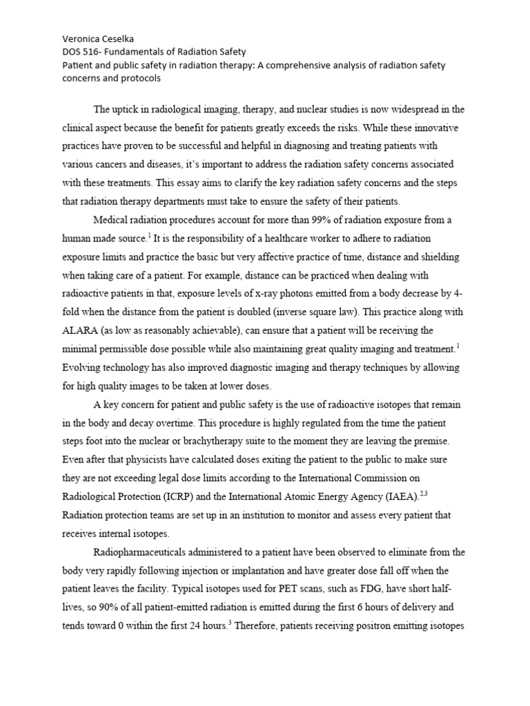 paper | PDF | Radiation Protection | Medical Imaging