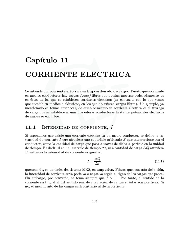Corriente eléctrica | PDF