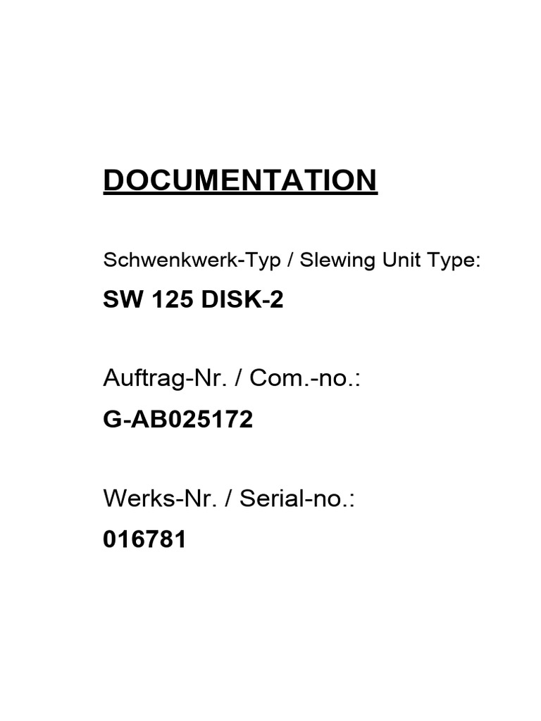 Documentation: SW 125 DISK-2 | PDF