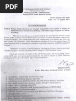 Revised CGHS Contribution and Ward Entitlement | PDF