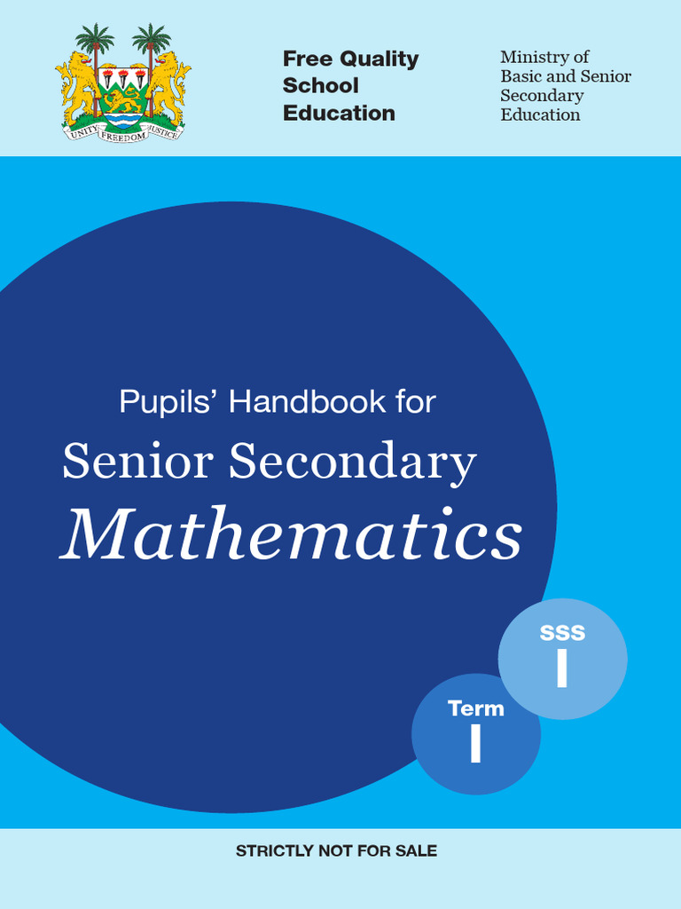 Senior Secondary Math Handbook | PDF | Percentage | Abstract Algebra
