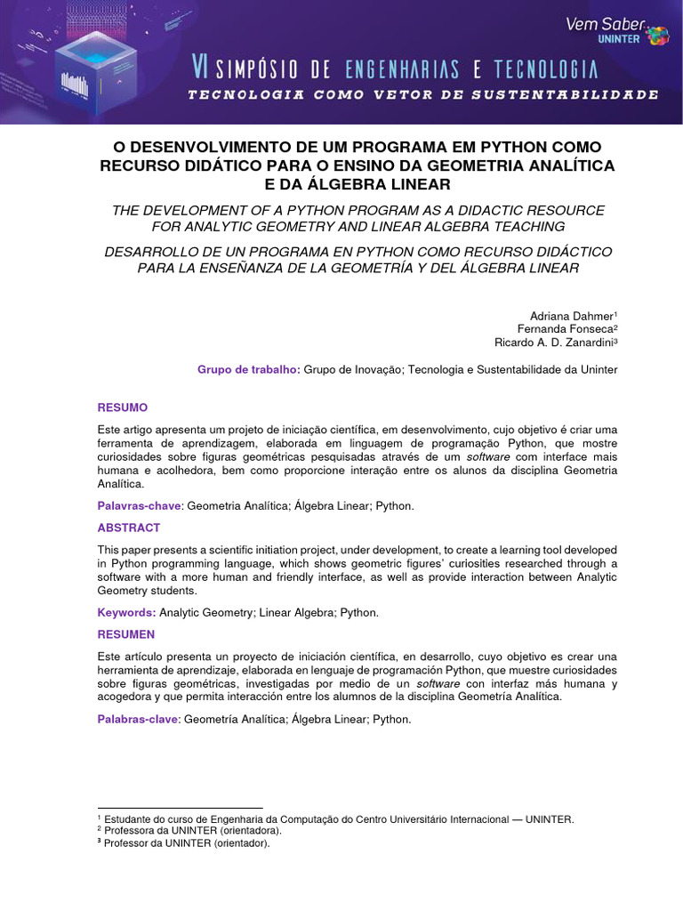 6 - o Desenvolvimento de Um Programa em Python | PDF | Linguagem de ...