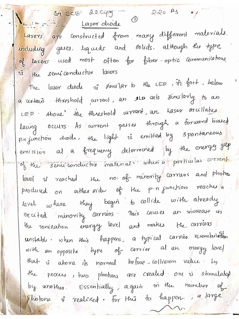 Laser Diode | PDF