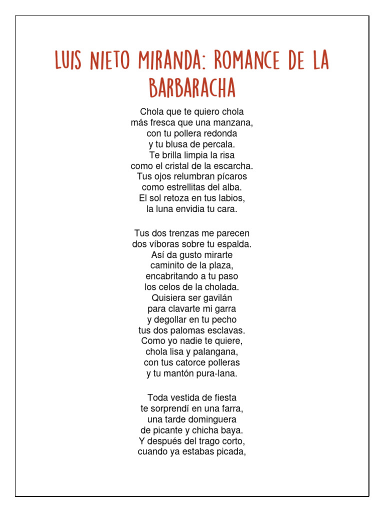 Poema | PDF