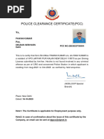 Police Verification Form PDF 1 | PDF