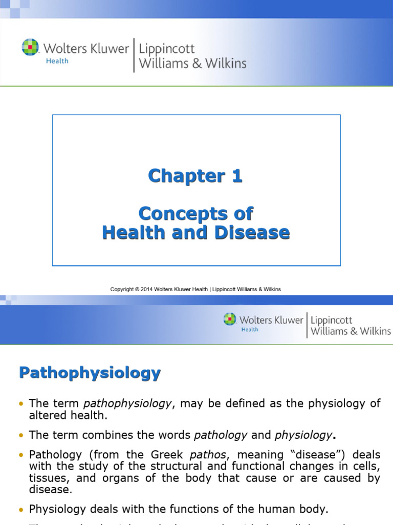 Introduction Concepts of Health and Disease | PDF | Pathology ...
