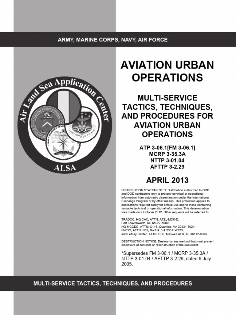 Multi-Service Tactics for Urban Aviation | PDF | Anti Aircraft Warfare ...