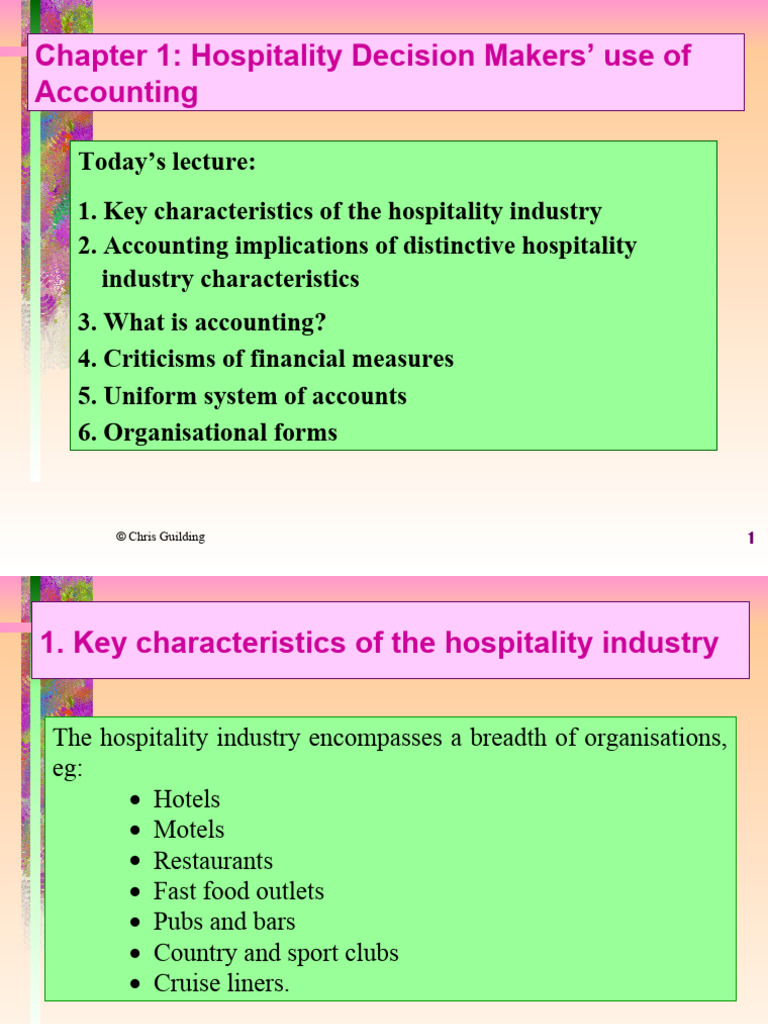 Hospitality Accounting Insights | PDF | Expense | Partnership