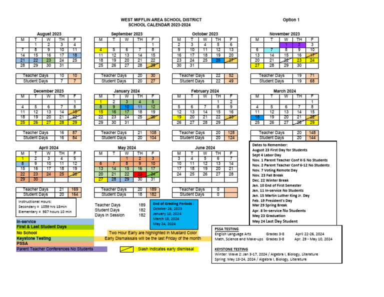 MenuItem2023 202420School20Calendar PDF | PDF