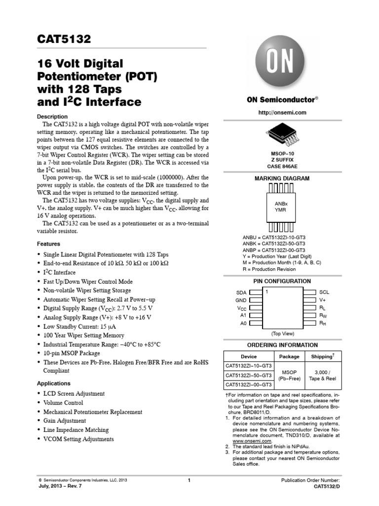 CAT5132 | PDF | Electronic Engineering | Computer Engineering