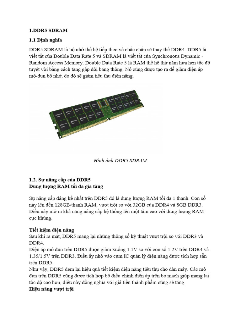 DDR5 Sdram | PDF