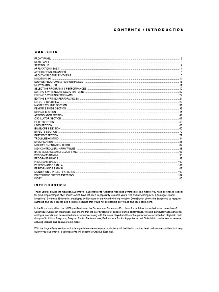 Supernova Manual Os3 | PDF