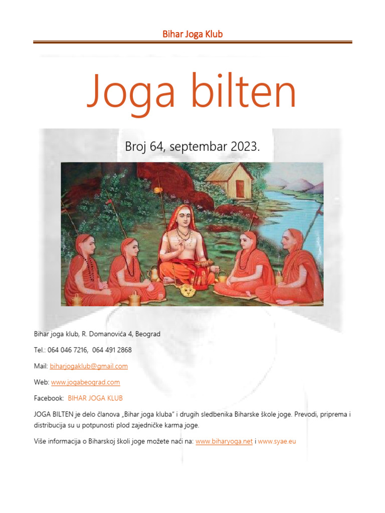 Joga Bilten 64 | PDF
