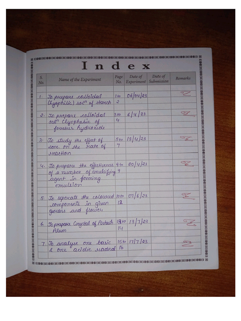 Chemistry Practical File | PDF