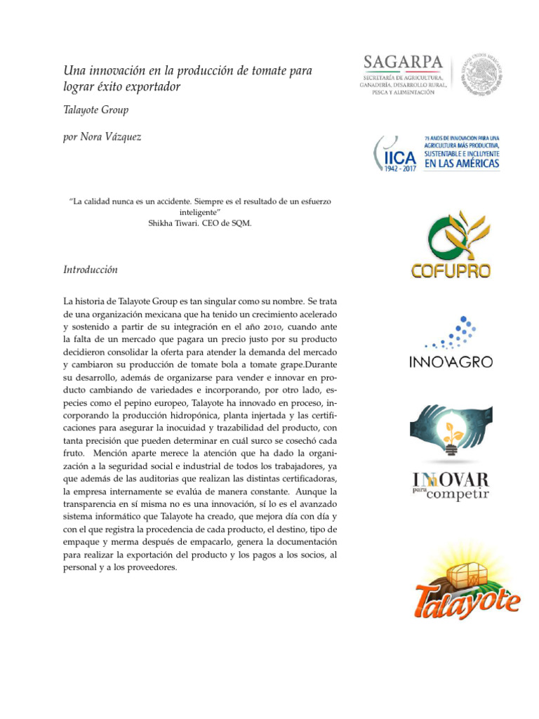 Jitomate_Talayote_Group | PDF | Hidroponia | Agricultura