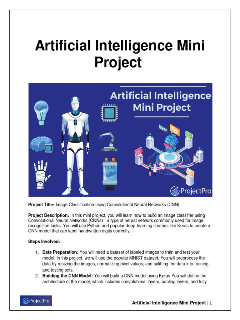 Artificial Intelligence Mini Project | PDF | Learning | Cognition