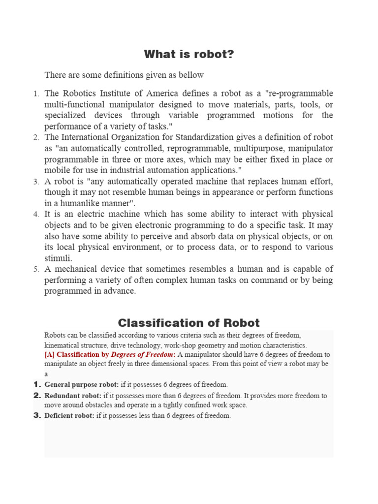Robotics | PDF | Machines | Robotics