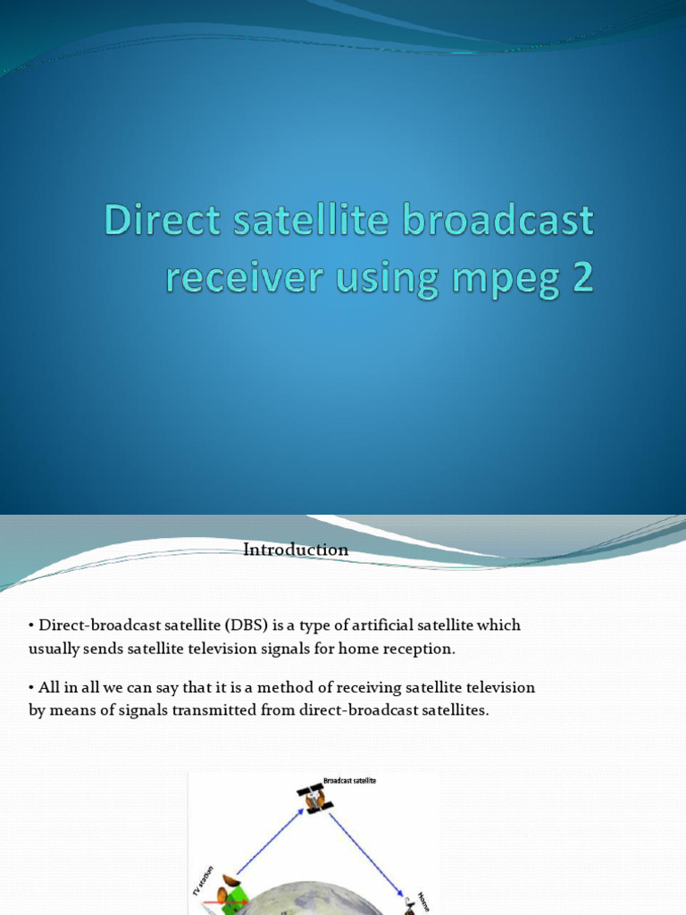DBS | PDF | Data Compression | Video