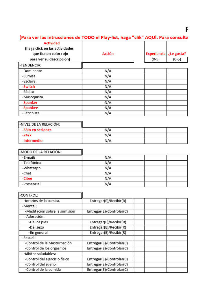 Play List | PDF | Bdsm | Azotaina