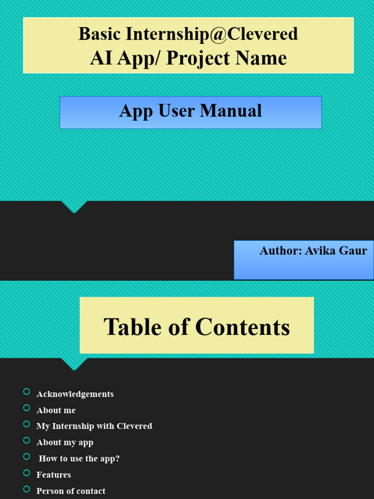 AppName User Manual | Download Free PDF | Computing