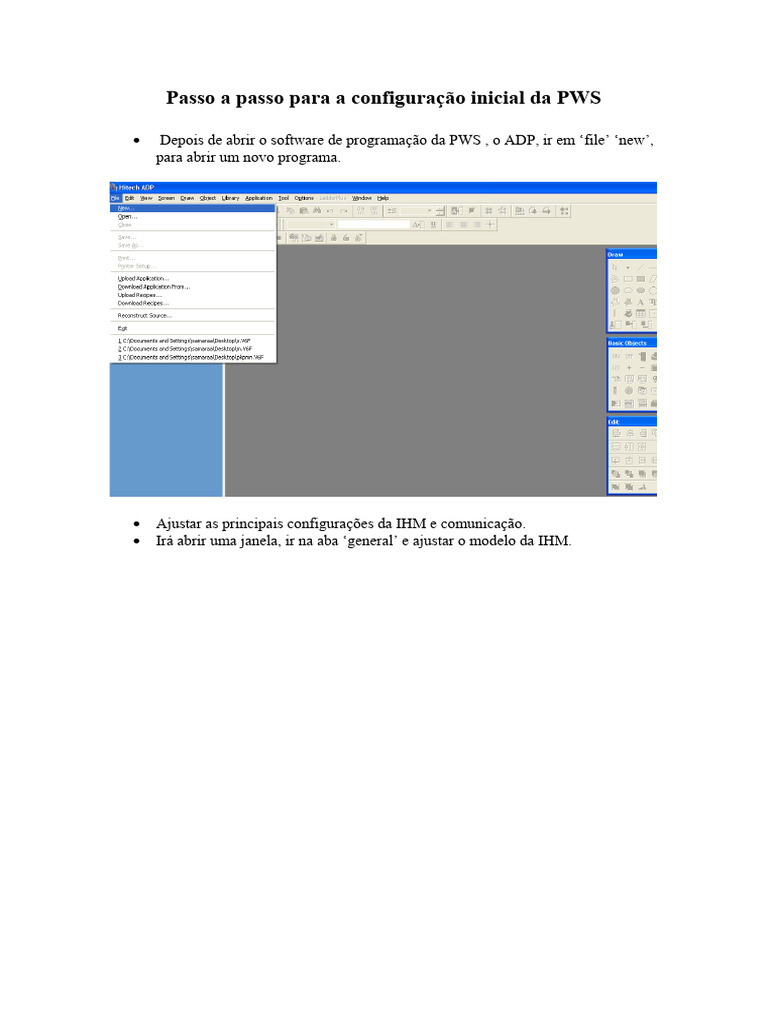 Passo A Passo para A Configuração Inicial Da PWS | PDF