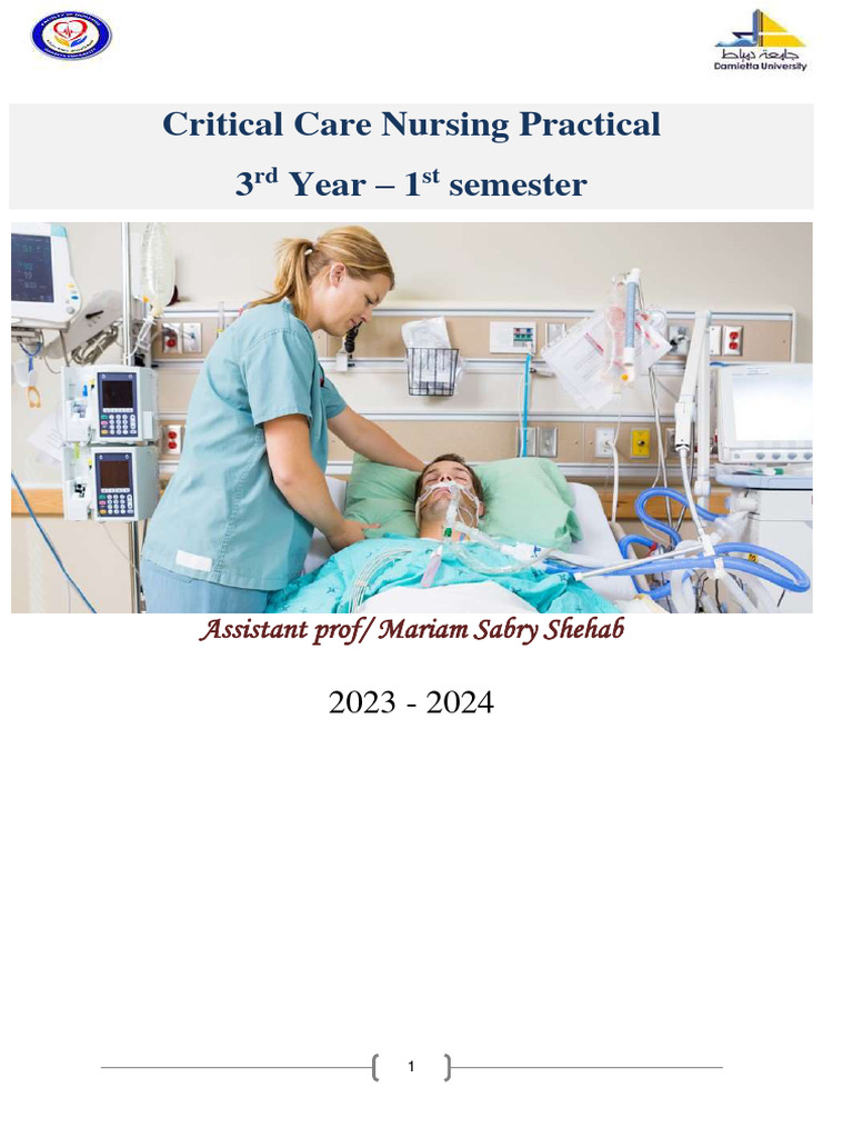 Log Book Critical 2023-2024 | PDF | Artificial Cardiac Pacemaker | Nursing