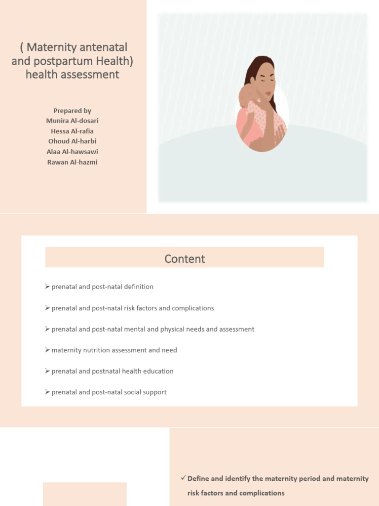 maternity assessment | PDF | Childbirth | Pregnancy