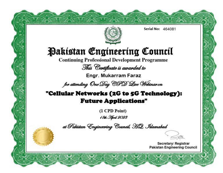 Cellular Networks (2G To 5G Technology | PDF