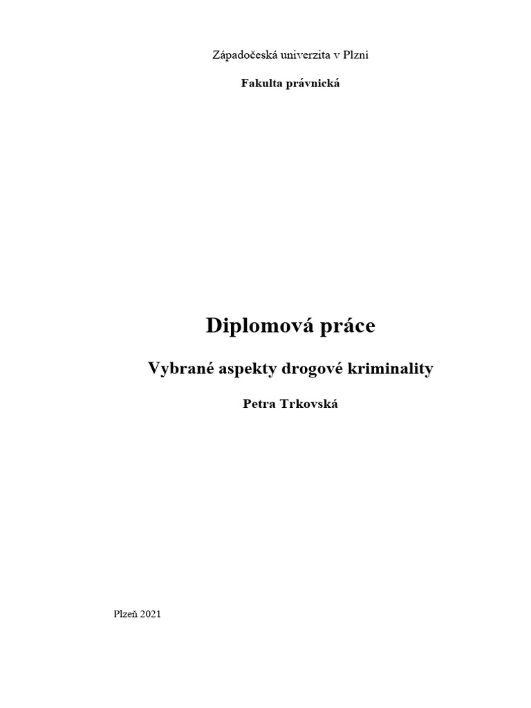 Diplomova Prace - Trkovska Petra | PDF