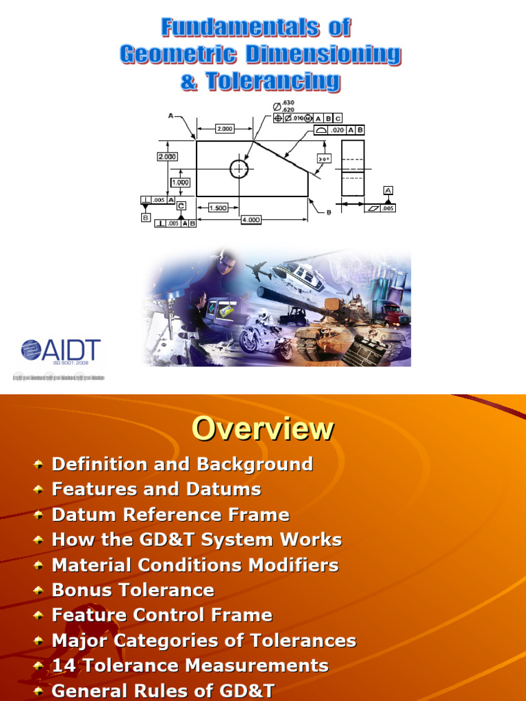 Fundamentals of Geometric Dimensioning and Toleranceing | PDF | Engineering Tolerance | Geometry