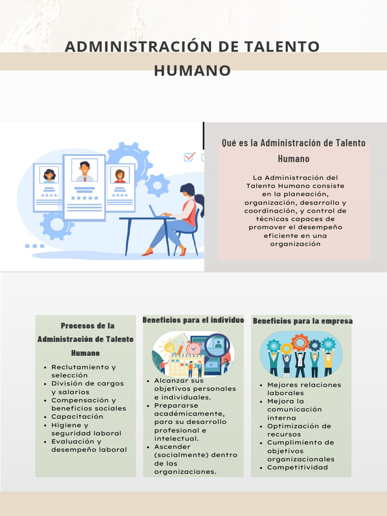 Administración de Talento Humano | PDF | Planificación | Reclutamiento