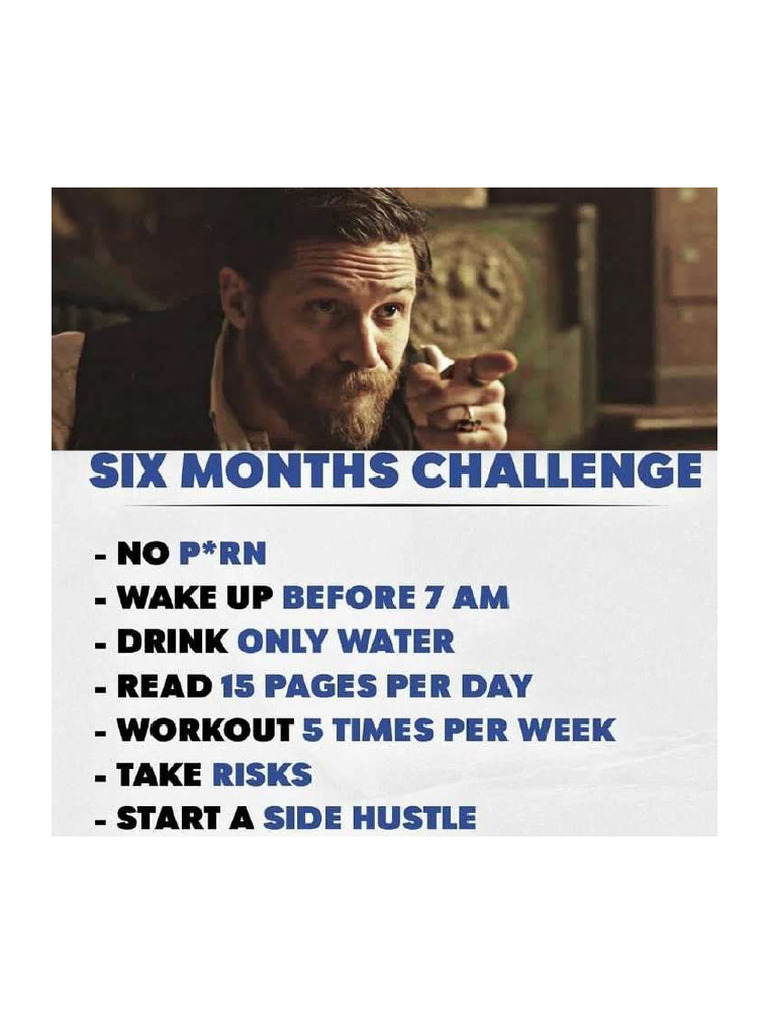 6 Months Challenge | PDF