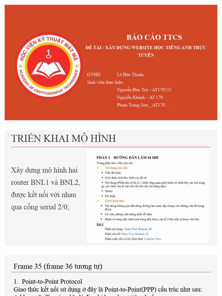 Mẫu slide TTCS | PDF