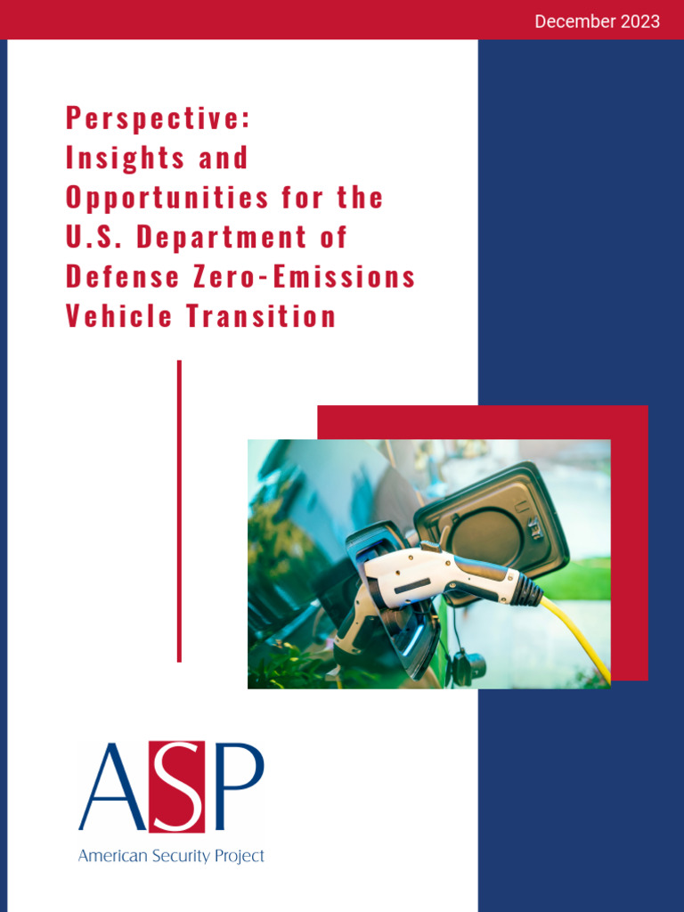 DoD Zero-Emissions Vehicle Transition | PDF | Electric Vehicle | Plug ...