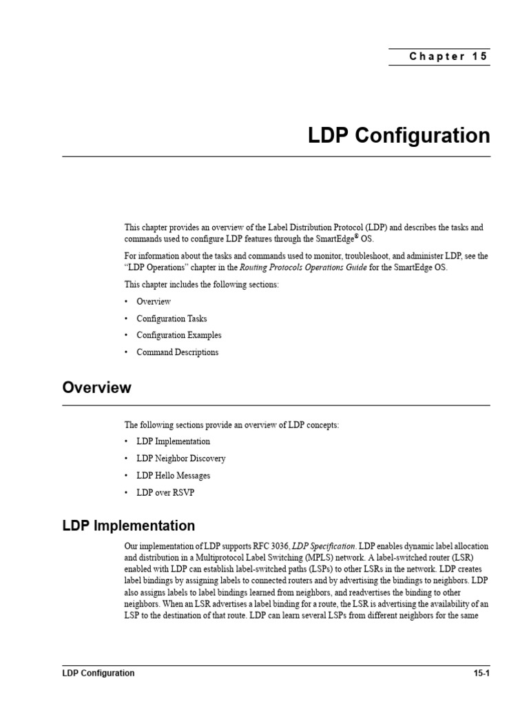SR LDP | PDF | Networking | Multiprotocol Label Switching